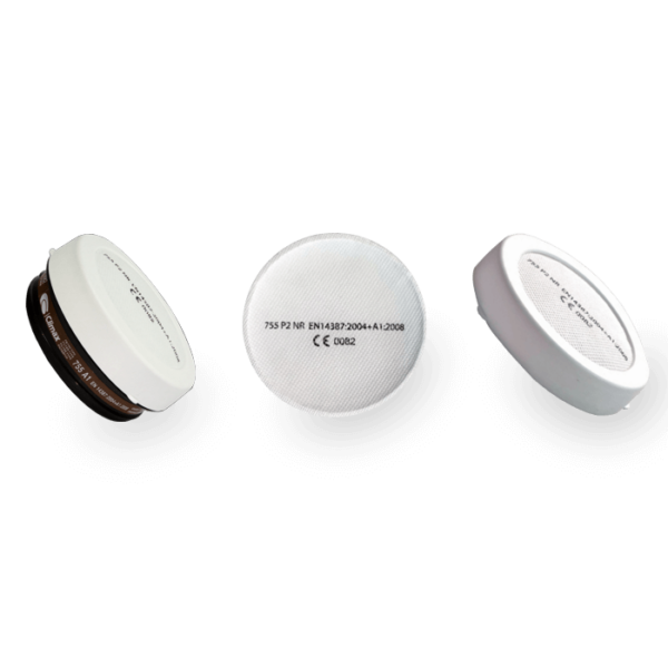 Kit Pre-Filtro y Retenedor para filtros 757-N - Forsafety. Repirar Seguro.